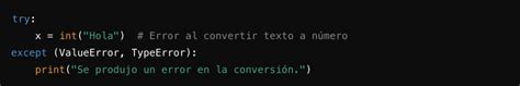 Excepciones Python Tratar Errores ‘try Except Fácilmente