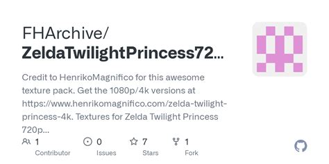 Github Fharchive Zeldatwilightprincess P Credit To