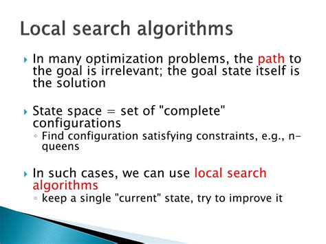 Ppt Local Search Algorithms Powerpoint Presentation Free Download