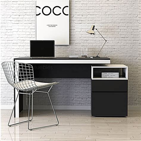 Escritorio Moderno Con Archivero Y Cajón