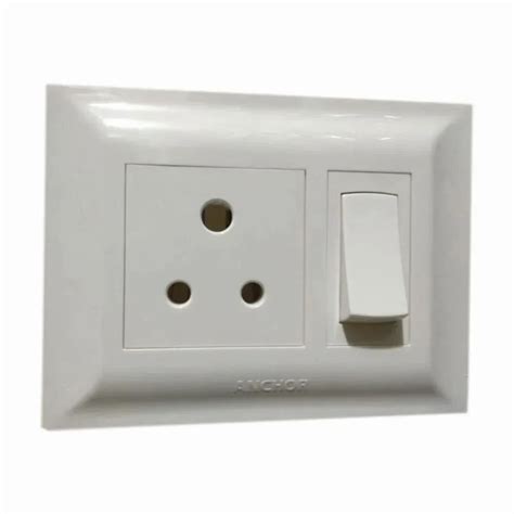 16a Anchor White Modular Switchboard At ₹ 100 Piece In Noida Id 2848993334073