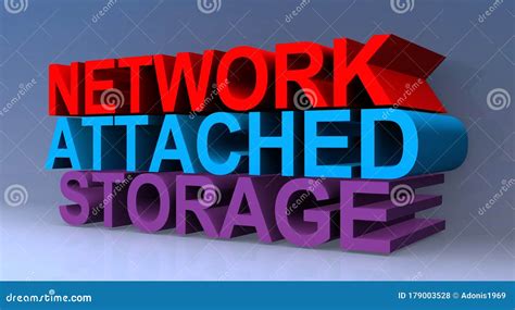 Network Attached Storage Stock Illustration Illustration Of Disk