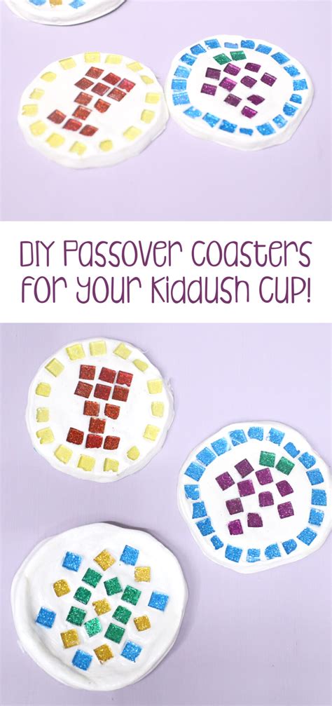 Diy Mosaic Coasters For The Passover Seder Or Any Time
