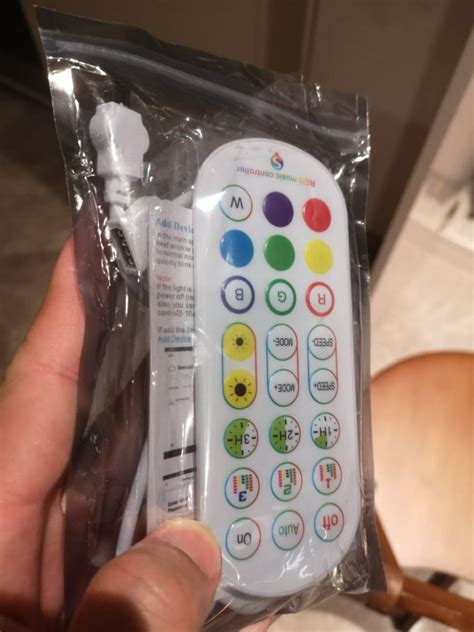 LED Strip Lights Control Panel With Remote Control Furniture Home Living Lighting Fans