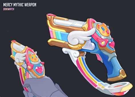 Mythic Merciful Magitech Mercy Weapon Skin Lands In Overwatch 2