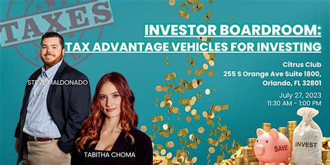 Tabitha Choma On Linkedin Investor Boardroom Tax Advantage Vehicles For Investing
