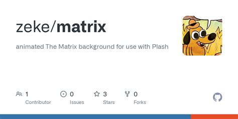 Github Zekematrix Animated The Matrix Background For Use With Plash
