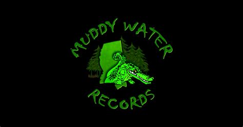 Muddy Water Records Green Logo Muddy Water Sticker Teepublic