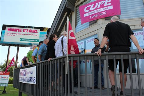 Cupe Local 500 Members Vote In Favour Of Deal With City Of Winnipeg