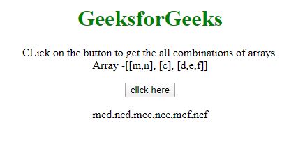 Encuentre Todas Las Combinaciones De Los Valores De Array En JavaScript Barcelona Geeks