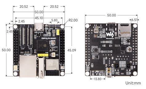 Esp32 P4 Nano开发板 基于esp32 P4芯片的双核加单核risc V高性能开发板 B套餐带poe模块