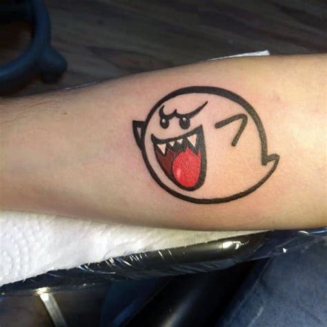 40 Mario Ghost Tattoo Ideas For Men