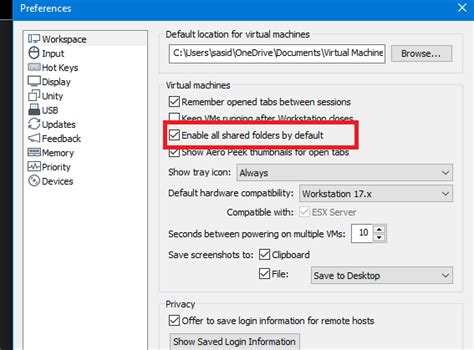 How To Create And Access A Vmware Shared Folder