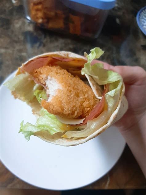 맥도날드 상하이 치킨 스낵랩 만들기 매우 간단and맛있음