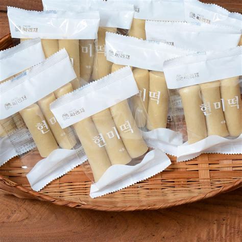 발아현미가래떡 100g X 10봉지 구워먹는떡 개별포장 1665717592 데이마켓