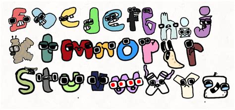 Full Lowercase Alphabet Lore By Redditsnoo On Deviantart