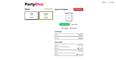 github cod e codes partydice react an engaging react based dice game
