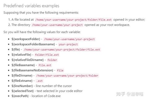 Vscode Variables Reference