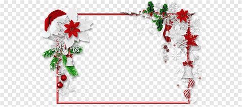 กรอบคริสต์มาสสวย ๆ กล่อง คริสต์มาส Png Pngegg
