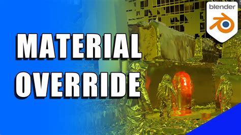 Material Override In Blender Apply Material To All Objects