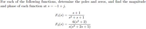 solved for each of the following functions determine the