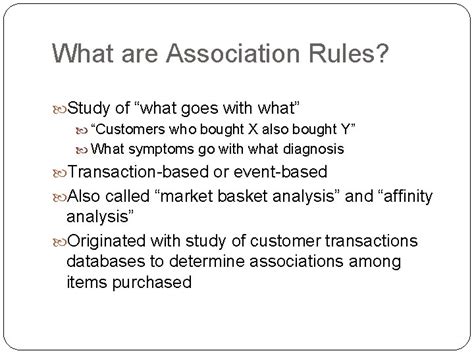 Chapter 14 Association Rules And Collaborative Filtering Data