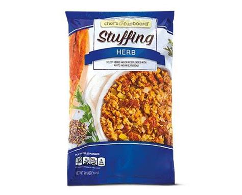 Chefs Cupboard Herb Or Cornbread Bagged Stuffing Aldi Us