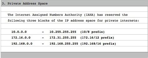 Ranges Rfc 1918 Ip Address Ranges
