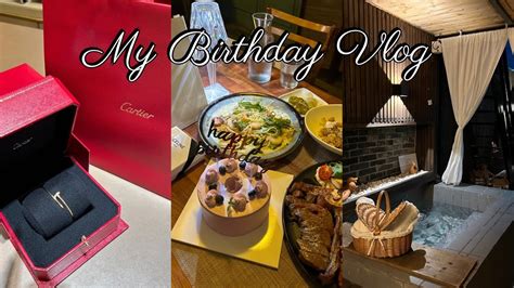 Vlog 생일 브이로그🎂 전주여행 전주한옥마을 생일선물 언박싱🎁 까르띠에 앵끌루 셀린느 스크런치 자쿠지