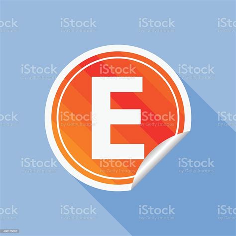 Grade E Label Stock Illustration Download Image Now 2015 Certificate Circle Istock