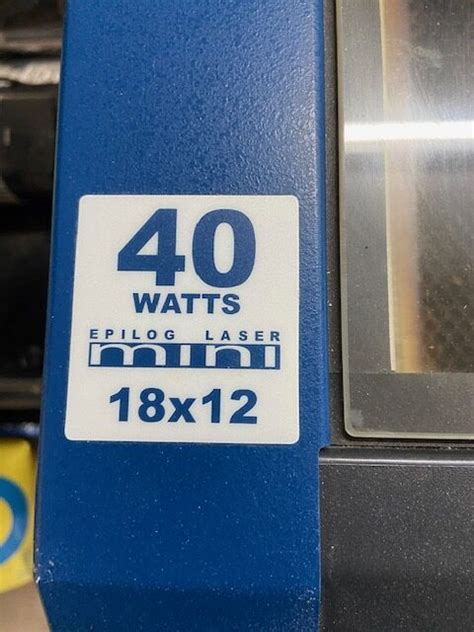 Epilog Mini Laser Engraver 2018 Air Compressor And Extract Fan Revelation Machinery