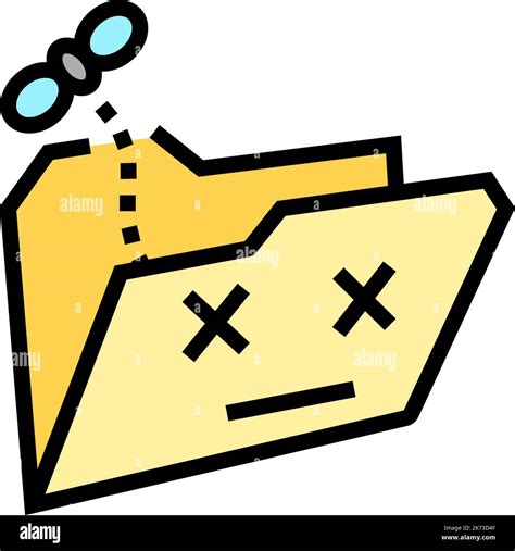 Empty Folder Color Icon Vector Illustration Stock Vector Image And Art