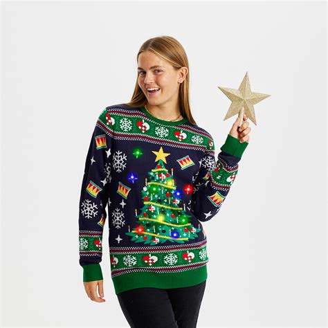 Juletræets Julesweater Led Dame Jule Sweaters Reviews On Judgeme