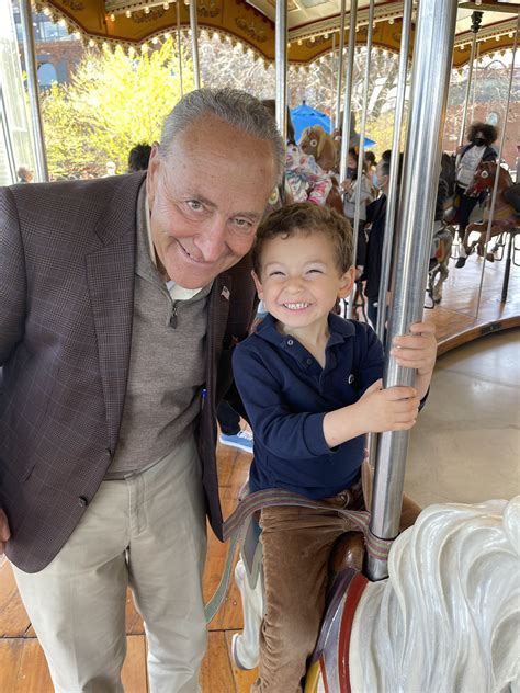 Chuck Schumer On Twitter With My Grandson Noah On Janescarousel 🎠