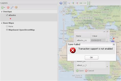 Wfs T Getting Transaction Support Enabled In Wfs On Geoserver