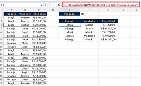 Função Filtro Excel Filtros Dinâmicos No Excel Excel Easy