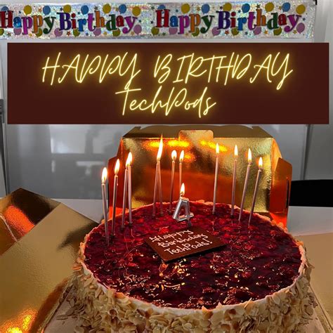 Techpods Happybirthday Partytime Techpods
