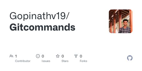 github gopinathv19 gitcommands