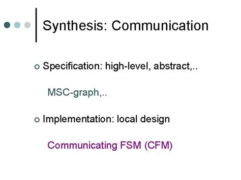 Synthesis For Concurrent Models Anca Muscholl Liafa Univ