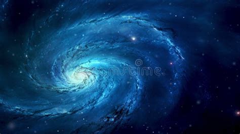 Spiral Galaxy Rotation Loop With Millions Of Stars 4k Rotating Spiral Galaxy Deep Space