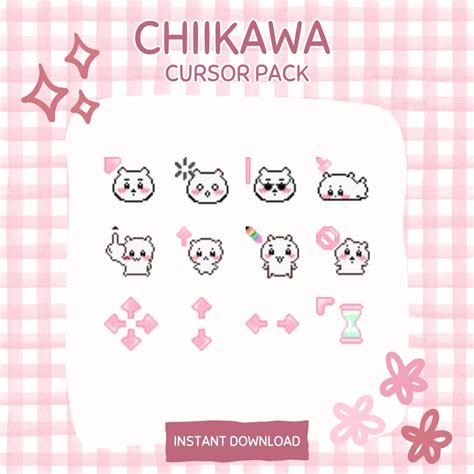 15 Chiikawa Themed Mouse Cursor Packs Windows Only Cute Mouse