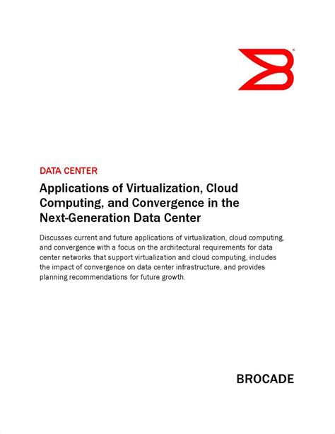 Applications Of Virtualization Cloud Computing And Convergence In The