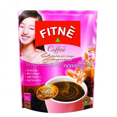 Финтес-кофе с коллагеном и витамином С Fitne Instant Coffee Mix with ...