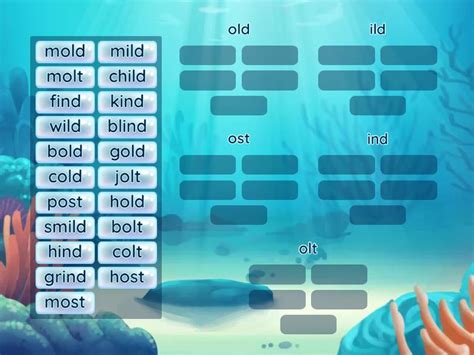 2 3 Closed Syllable Exception Sort Group Sort