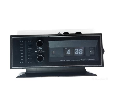 Longines Symphonette Flip Clock Radio Model Lcr 220 Works Needs Repairs