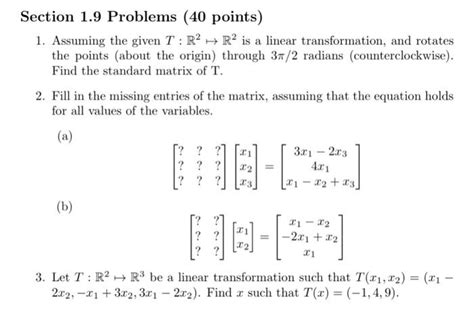 Solved Section 19 Problems 40 Points 1 Assuming The