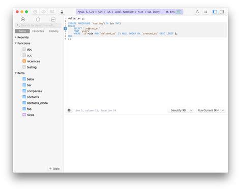 ability to run selected sql statements · issue 378 · tableplus tableplus · github