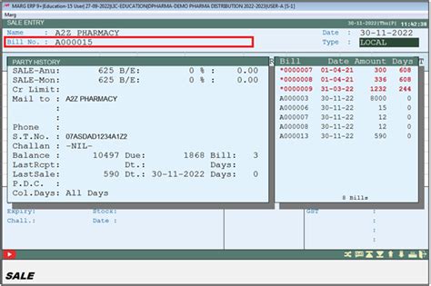 How To Enable And Disable Entry No Or Party No In Sale Bill In Marg Software
