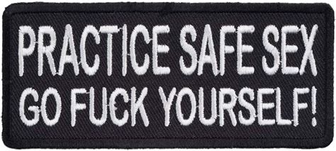 Practice Safe Sex Patch Vulgar And Funny Patches Clothing