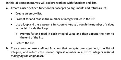 Solved In This Lab Component You Will Explore Working With